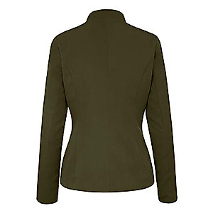 luvamia Mujer Chaqueta Blazer Jackets for Women Blazer Jacket Blazer Womens Suit Jackets and Blazers Blazers for Women Business Casual Army Green Size X-Large