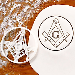 Masonic Square and Compasses cookie cutter, 1 piece - Bakerlogy