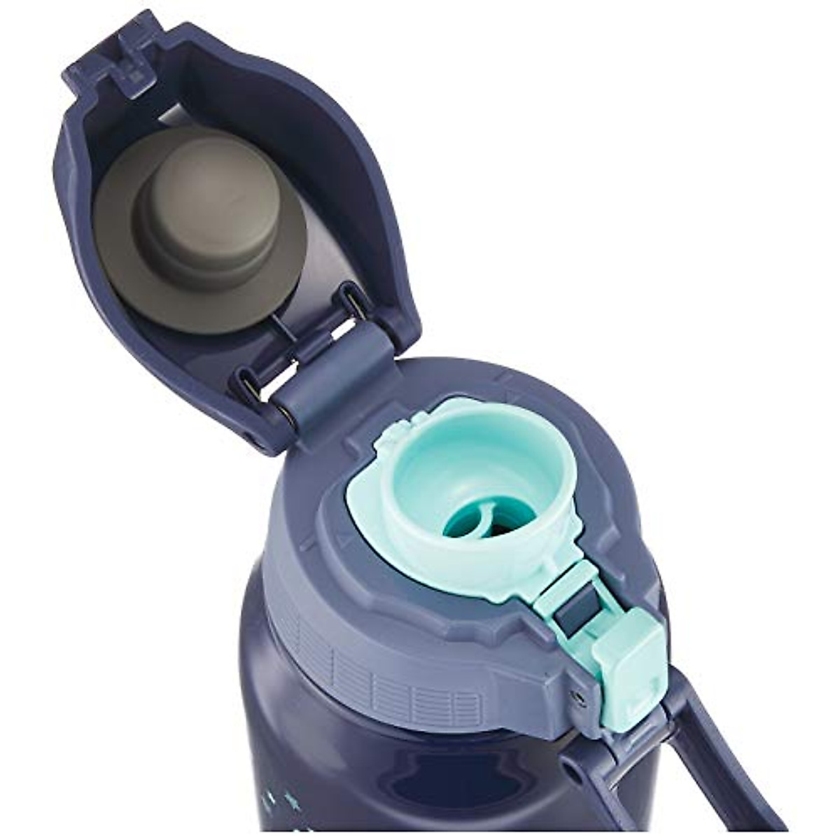 Zojirushi SD-FB10-AG Water Bottle, Direct Drinking, Sports Type, Stainless Steel Cool Bottle, 0.3 gal (1.0 L), Navy Mint