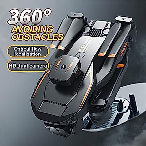 Drone With Camera For Adults, Foldable Fpv Drone With Electrionic Regulation Dual 1080p Wifi Camera Gesture Control Rc Quadcopter For Kids Adults