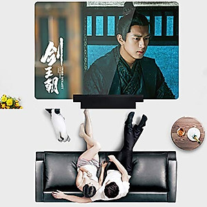 HEAYU 20" Screen Magnifier –3D HD Mobile Phone Magnifier Projector Screen for Movies,Videos,and Gaming–Foldable Phone Stand with Screen Amplifier–Supports All Smartphones (Color : Black)