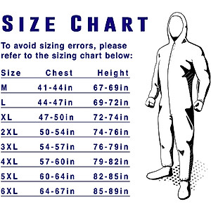 Tychem QC Chemical Protection Coveralls With Hood By Dupont, Sizes Medium To 4XL (Medium)
