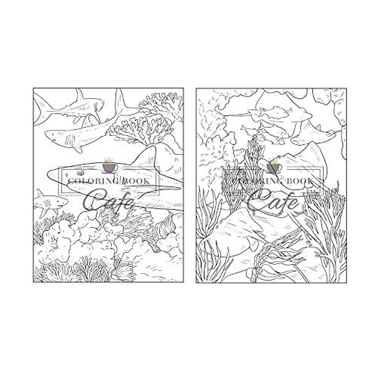 100 Wildlife Scenes: An Adult Coloring Book Featuring 100 Most Beautiful Wildlife Scenes with Animals, Birds and Flowers from Oceans, Jungles, Forests and Savannas