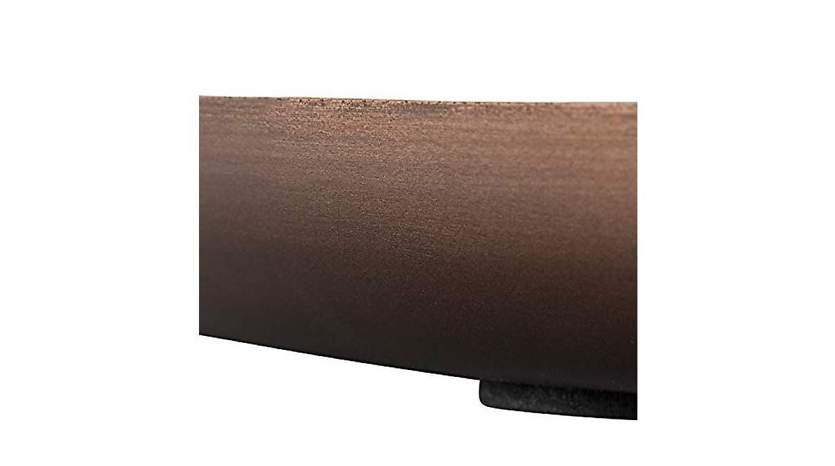Kate and Laurel 16-Inch Bronze Round Metal Tray | Modern Home Decor