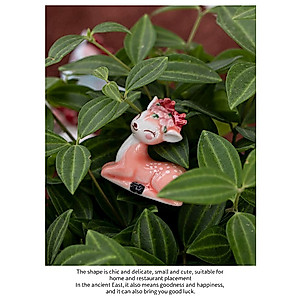 KLAPR APOLM Deer Ceramic Chopstick Rest Sika Deer Four Colors Perfect for Families,Christmas Restaurants and Izakaya Exquisite Chopstick Rests