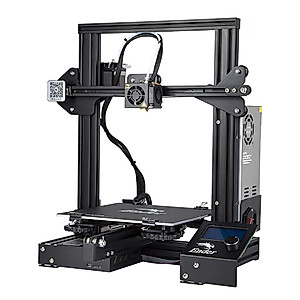 Comgrow Creality Ender 3 3D Printer and 2PCS Upgraded Tempered Glass Plate with Bed Clips 235 * 235mm