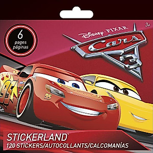 Disney/Pixar Cars Stickers & Tattoos Party Favor Pack (Bundle with Over 400 Stickers & 75 Temporary Tattoos)