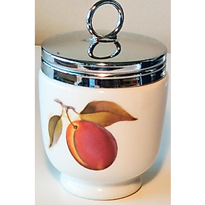 Evesham Vale by Royal Worcester, China Egg Coddler & Lid, King Size