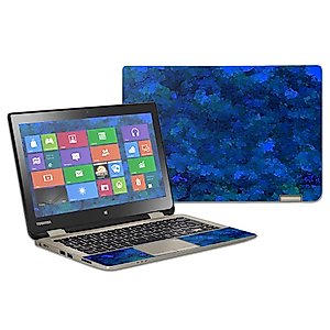 MightySkins Skin Compatible with Toshiba Satellite Radius 11 L15W-B 11.6" wrap Cover Sticker Skins Blue Ice