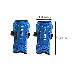 CDOFFICE 3 Pair Youth Soccer Shin Guards Kids Soccer Shin Pads with 3 Pair Soccer Socks for 5-12 Years Old Boys Girls Children Teenagers