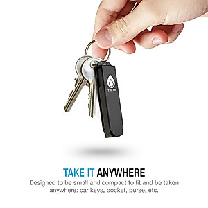 Thetis FIDO2 Security Key Fingerprint USB A, Two Factor Authenticator, Multi-Layered Protection HOTP / U2F Compatible Windows, MacOS, Gmail, Linux for Office Business - Black