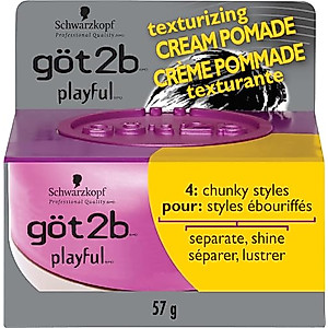 Got2b Playful Texturizing Crème Pomade, 2-Ounce (Pack of 2)