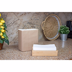 200 Large Disposable Guest Towels for Bathroom, Premium Linen-Like, Multi-Fold, Cloth-Feel Napkins, a Hygienic Solution for Kitchen, Party, Weddings and Events