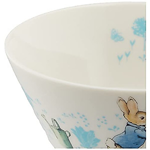 山加商店 Peter Rabbit PR561-358 Bowl, Dish, Approx. 5.1 inches (13 cm), Microwave Safe, Peter, Made in Japan