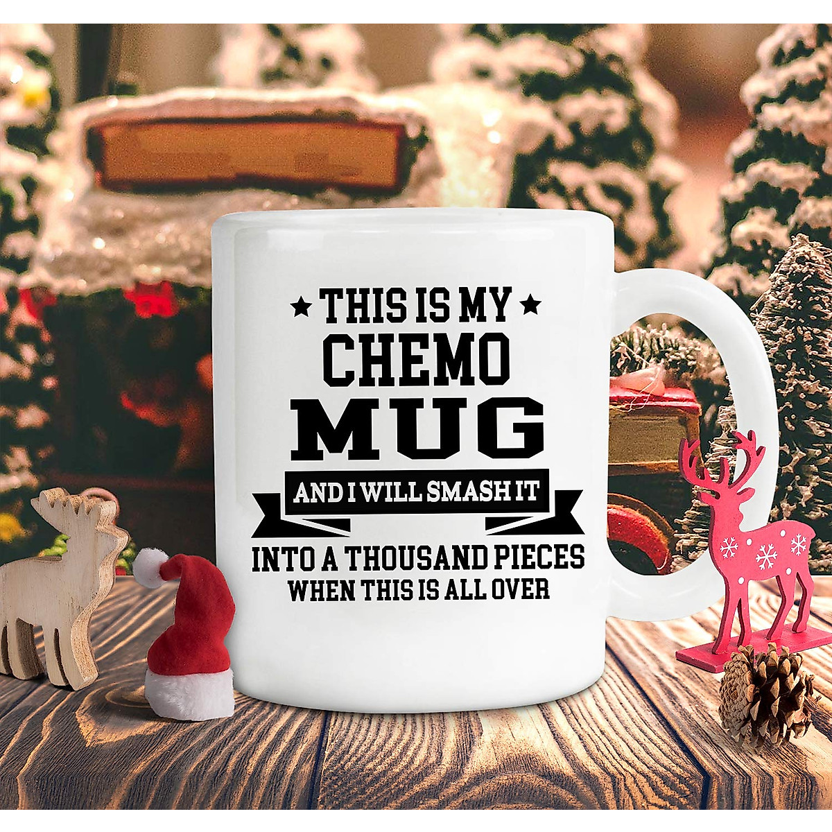 Bobby Creativity This Is My Chemo Mug 11oz Coffee Mug, Cancer Gifts For Men, Chemotherapy Treatment Coffee Tea Cup, Chemo Care Package for Men, Gifts For Chemo Patients Men, Cancer Gifts for Women.