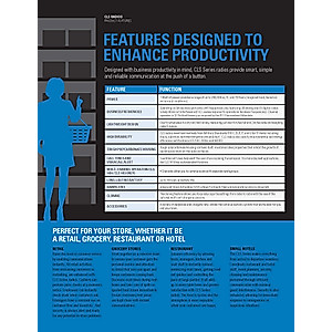 6 CLS1410 - UHF 1 Watt 4 Channel Radios & 1 56531 6 Radio Charger by Motorola Solutions - Intended for Business Use Black