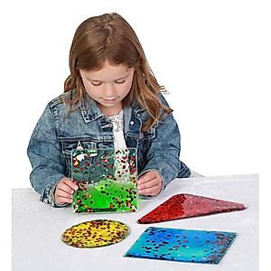 Playlearn Sensory Gel Pads - Sensory Bag - 3D Folding Pads 4pk - Fidget Toys - Tactile Sensory Toys