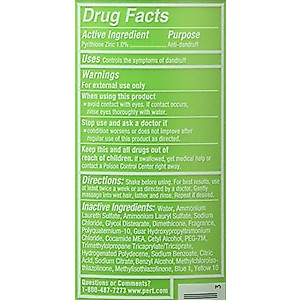 Pert Plus 2 in 1 Shampoo and Conditioner Dandruff Control 13.5 Ounces (Pack of 2)