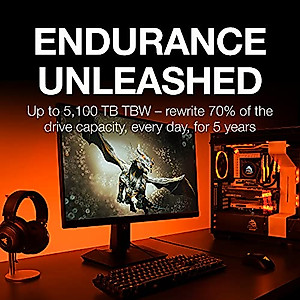 Seagate FireCuda 530 4TB M.2 PCIe Gen4 NVMe SSD - 7300MB/s, 5100 TBW, Heatsink, Rescue Services