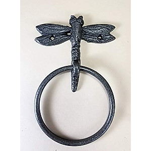 Dragonfly Cast Iron Bathroom Accessory Set 4 pc