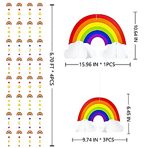 40Ft Cactus Party Decorations Yellow Brown Hot Pink Polka Dot Garlands Green Cactus Streamer for Summer Succulent Cactus Llama Birthday Tropical Mexican Fiesta Cinco De Mayo Mariachi Party Decorations