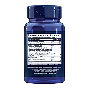 Life Extension Cognitex Elite - Brain Health Supplement - for Focus, Healthy Memory and Cognition Support with Calcium, Sage & Blueberry Extract - Gluten Free, Non-GMO, Vegetarian - 60 Tablets