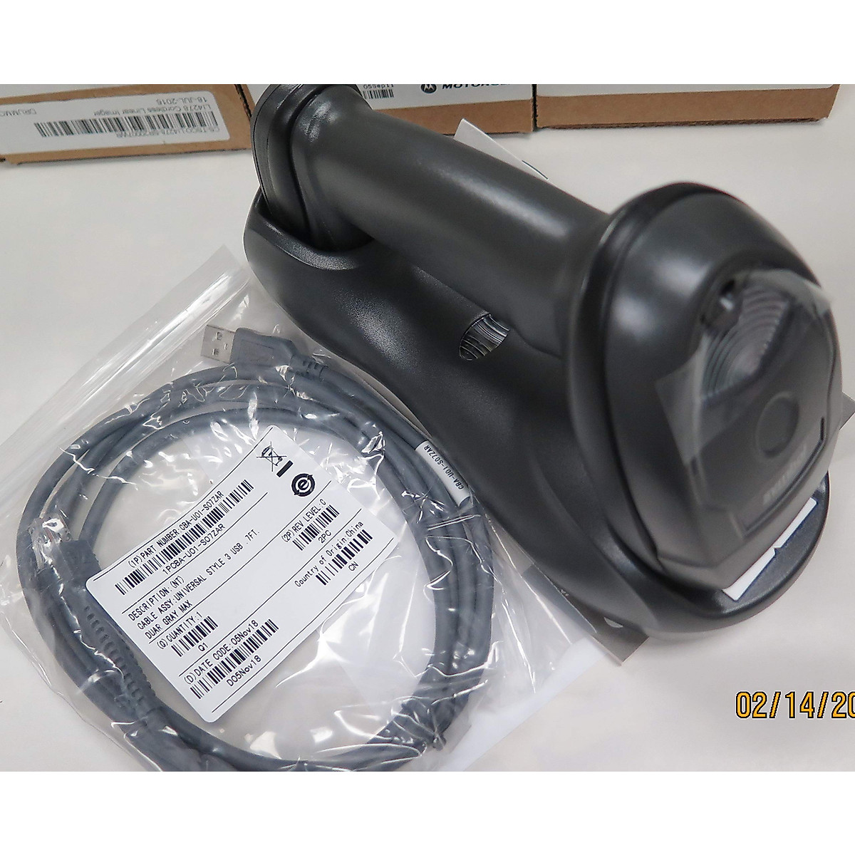 Zebra Symbol (Formerly Motorola Symbol) LI4278 Wireless 1D Barcode Scanner, with Cradle and USB Cable (Renewed)