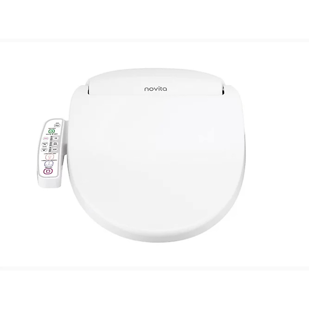 KOHLER BN330-N0 Novita Electric Bidet Toliet Seat, Elongated Heated Bidet Warm Water Bidet with Dryer, Bidets for Existing Toilets, White