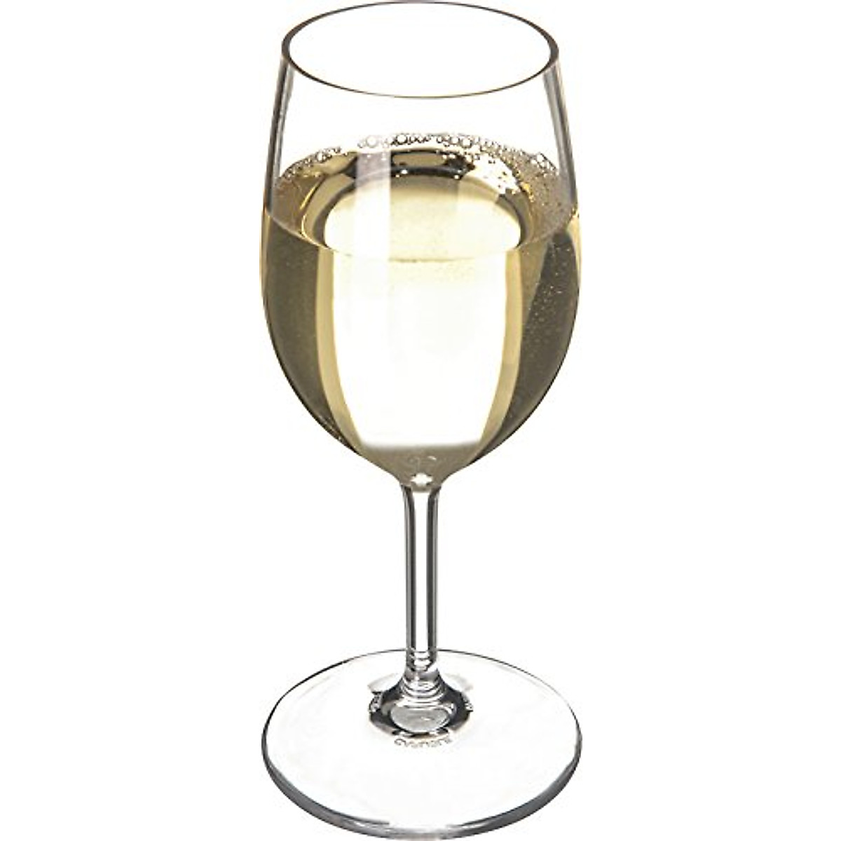 Carlisle FoodService Products 564507 Alibi Shatter-Resistant Plastic White Wine Glass, 8 oz., 6.94" Height, 2.75" width, 2.75" Length, Polycarbonate (Pc), Clear ,pack of 1