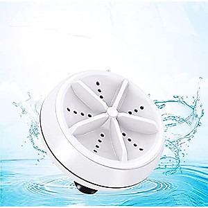 AOAUTO 24W Mini Portable Washing Machine Ultrasonic Turbo Washer for Travel Business Trip and College Room, 3 In 1 Portable Washing Machine with USB