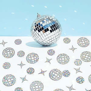 Blopee Disco Ball Confetti, Glitter Disco Party Decorations, 230PCS Disco Confetti for Disco Themed Party Decorations
