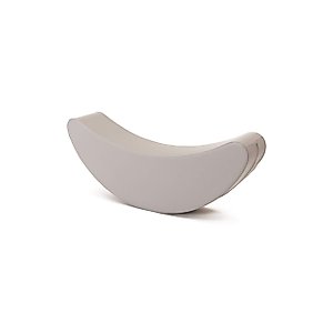 IGLU Soft Play Rocker Banana Shape Large Rocking Horse Hobby Toy for Kids Age 1-7 Montessori Open Ended Play (Grey)