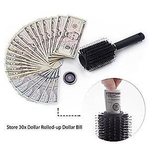 Hair Brush Comb Diversion Stash Safe by Charmonic, Stash Can, Functions as an Authentic Brush, Perfect for Travel or At Home ( 1 Pack )