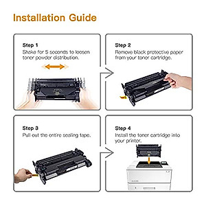 E-Z Ink (TM) Compatible Toner Cartridge Replacement for HP 26A CF226A 26X CF226X to use with M402dn M402dw M426fdw M426fdn Printer (Black, 4 Pack)