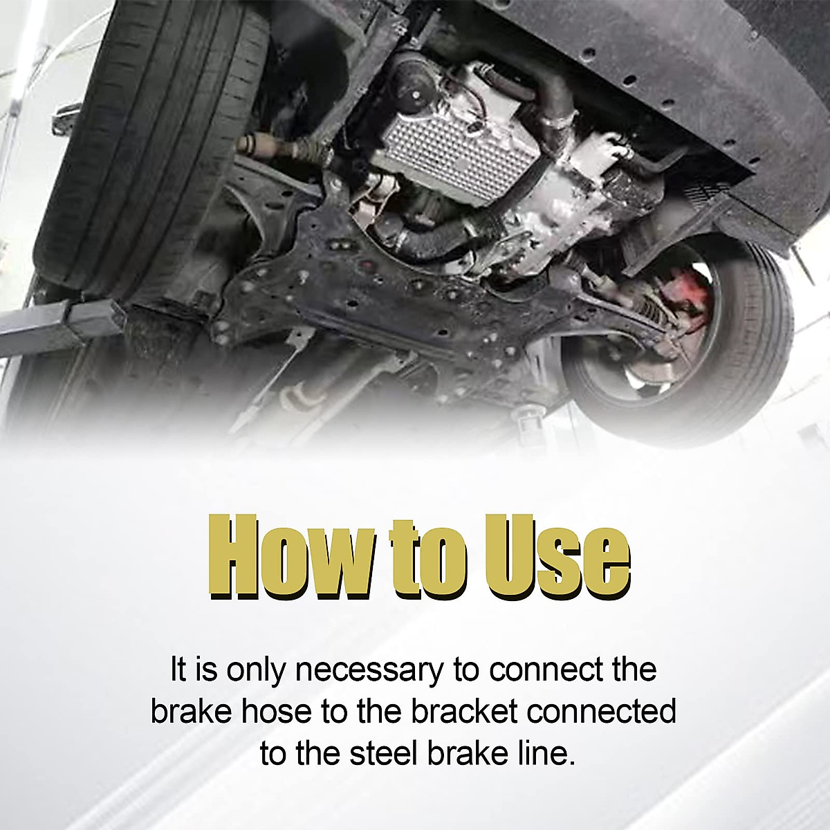 15 Pieces Brake Line Clips Metal Brake Line Retainer U Shaped, Brake Hose Bracket, Parking Brake Cable Clip Replacement Hose Retaining Clip Brake Hose Lock, Cars Trucks Vehicles Parts.