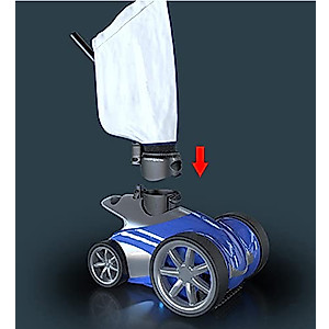 ATIE Pool Cleaner Debris Bag with Hook and Loop Fastener Enclourse Compatible with Pentair Racer 360228 and Racer LS 360330 Pool Cleaner Debris Bag Kit 360240 (2 Pack)