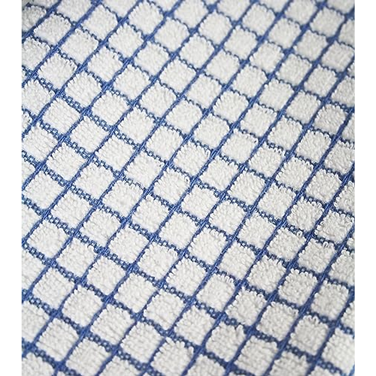 Samuel Lamont Poli-dri Towel White with Cornflower Blue