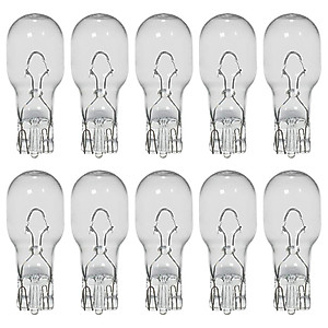 MUQIULIA Landscape Light Bulbs，Low Voltage Light Bulbs, T5 Malibu Bulbs 11W, Garden Light Bulbs 12V, Wedge Base, Landscape Bulbs 10 Pack