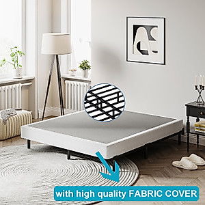 NONOSAMA Queen-Box-Spring, 9 inch Box Spring for Queen Bed，Metal High Profile Box Spring Queen,Mattress Foundation,Easy to Assemble,Heavy Duty,No Squeaky