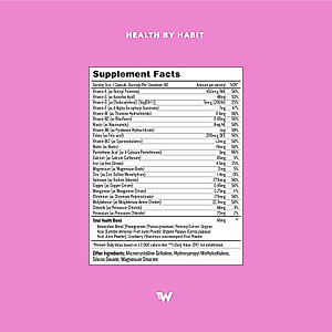 Health by Habit Womens Multi Supplement (60 Capsules) - 23 Essential Vitamins and Minerals, Supports General Health & Wellness, Non-GMO, Sugar Free (1 Pack)