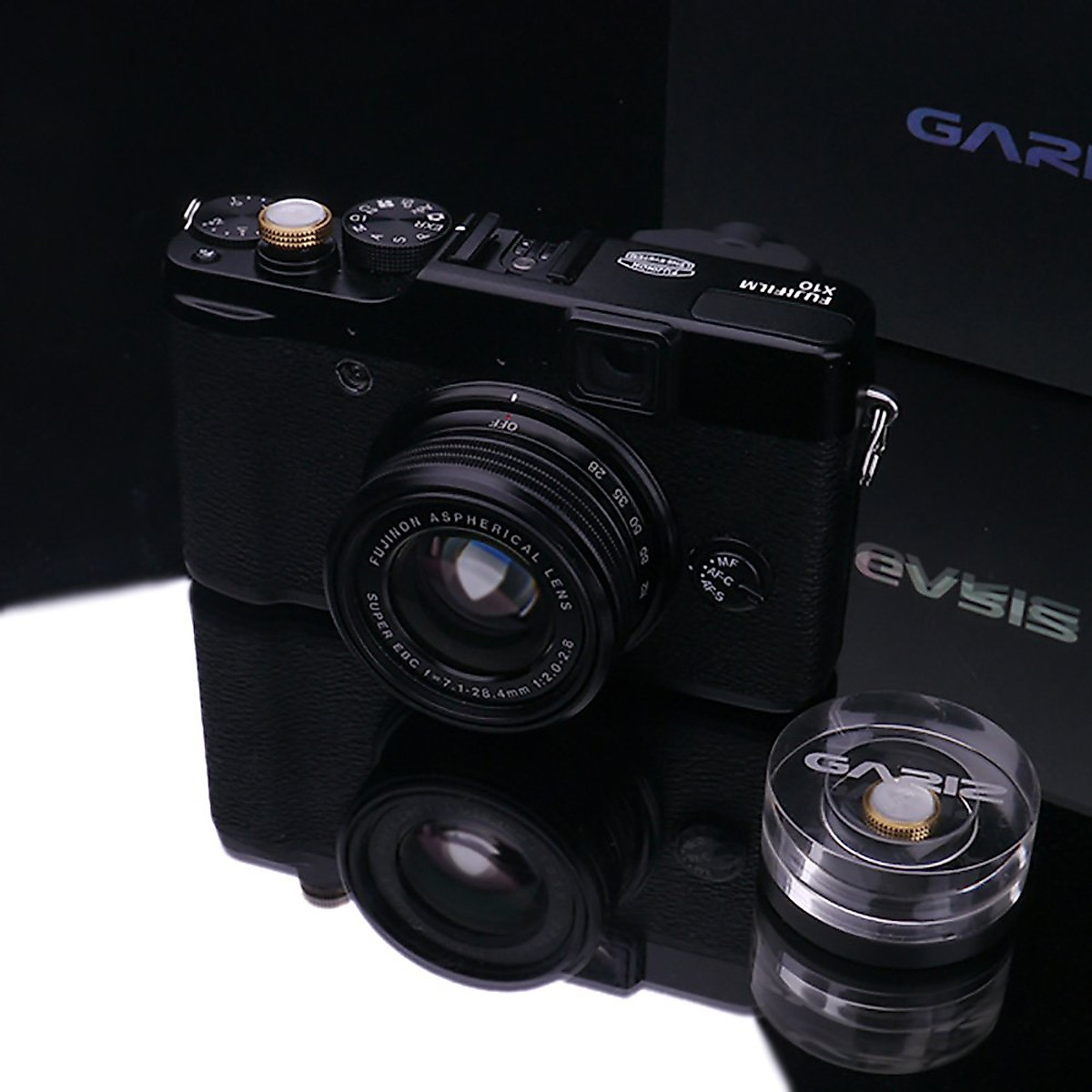 GARIZ XA-SB5 Soft Release Button (Screw) 0.5 inch (12 mm) Half Mirror