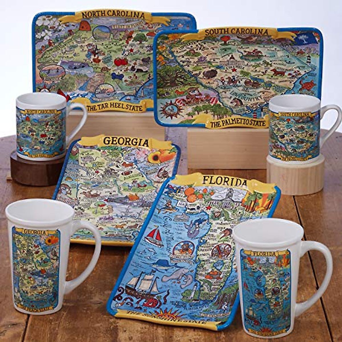 Certified International Tennessee Souvenir Rectangular Platter 13" x 8"