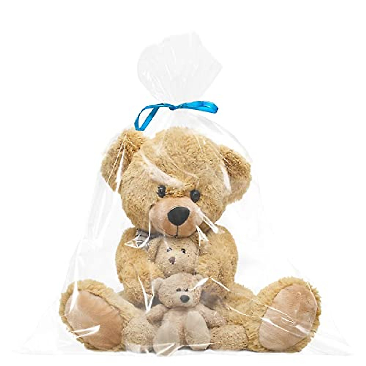 Xsourcer Extra Large Storage Bags, Pack of 12, 32 x 42" Clear Dustproof Space Saving Bag, 1.6 Mil Moistureproof Storage Bag, Waterproof Storage Bag for Dehumidifer, Duvet, Quilt, Plush Toys and More