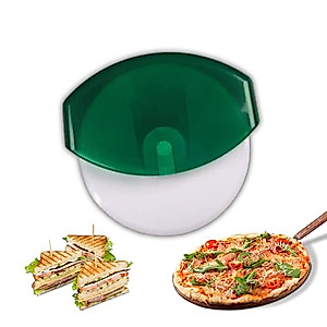 Pizza Cutter Wheel, Safe for Kids, Montessori Kitchen Tools, Child Safe Kitchen Tools, Easy to Clean Pizza Slicer, Snap Apart Pizza Cutter, Dishwasher Safe, Plastic Toddler Kitchen Tools, Made in USA