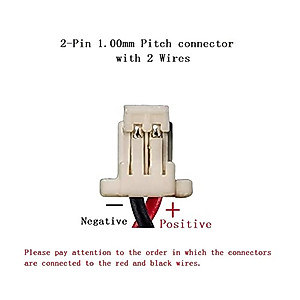 LJCELL 2PCS CMOS Battery for IBM Lenovo ThinkPad Laptop X1 Carbon 2-nd Carbon 3rd Carbon 4th Carbon 5th Carbon 6th BIOS RTC CR2016 Battery with 2 Wire and Connector