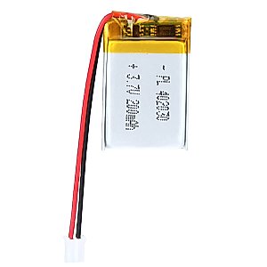 AKZYTUE 3.7V 180mAh 402030 Lipo Battery Rechargeable Lithium Polymer ion Battery Pack with PH2.0mm JST Connector