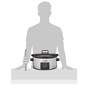 Crock-Pot Choose-a-Crock Digital Countdown Slow Cooker Stainless Steel, 6-Quart