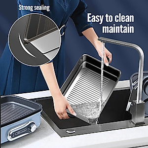 Hommiya 3pcs Stainless Steel 304 Food Storage Containers with Lids - Stackable, Dishwasher Safe for Meal Prep, Deli Meat, Cheese,Bacon & Freezer(1000ml)