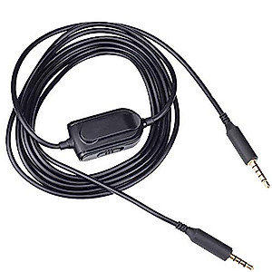 A10 Replacement Cable Inline Mute Volume Control with Microphone for Astro A10 A40 A40TR Headsets, Cord Lead Compatible with Xbox One PS5
