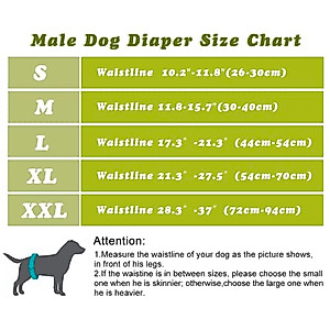 Avont 3 Pack Washable Dog Diapers Male (S 10"-12"), Reusable Male Dog Wraps, Highly Absorbent Belly Bands Pee Wrap for Boy Doggie -Black/Brown/Grey